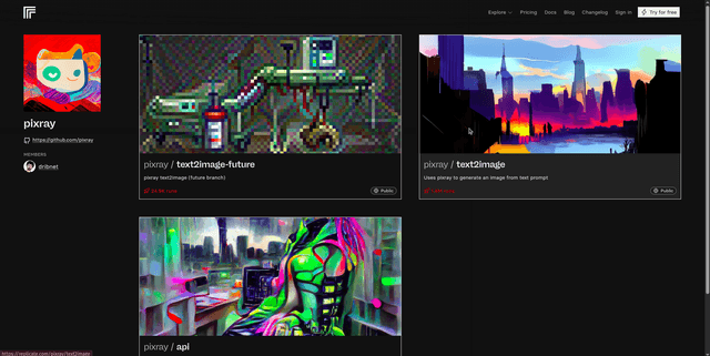 Pixray – AI Text-to-Image Generator with Customizable Outputs